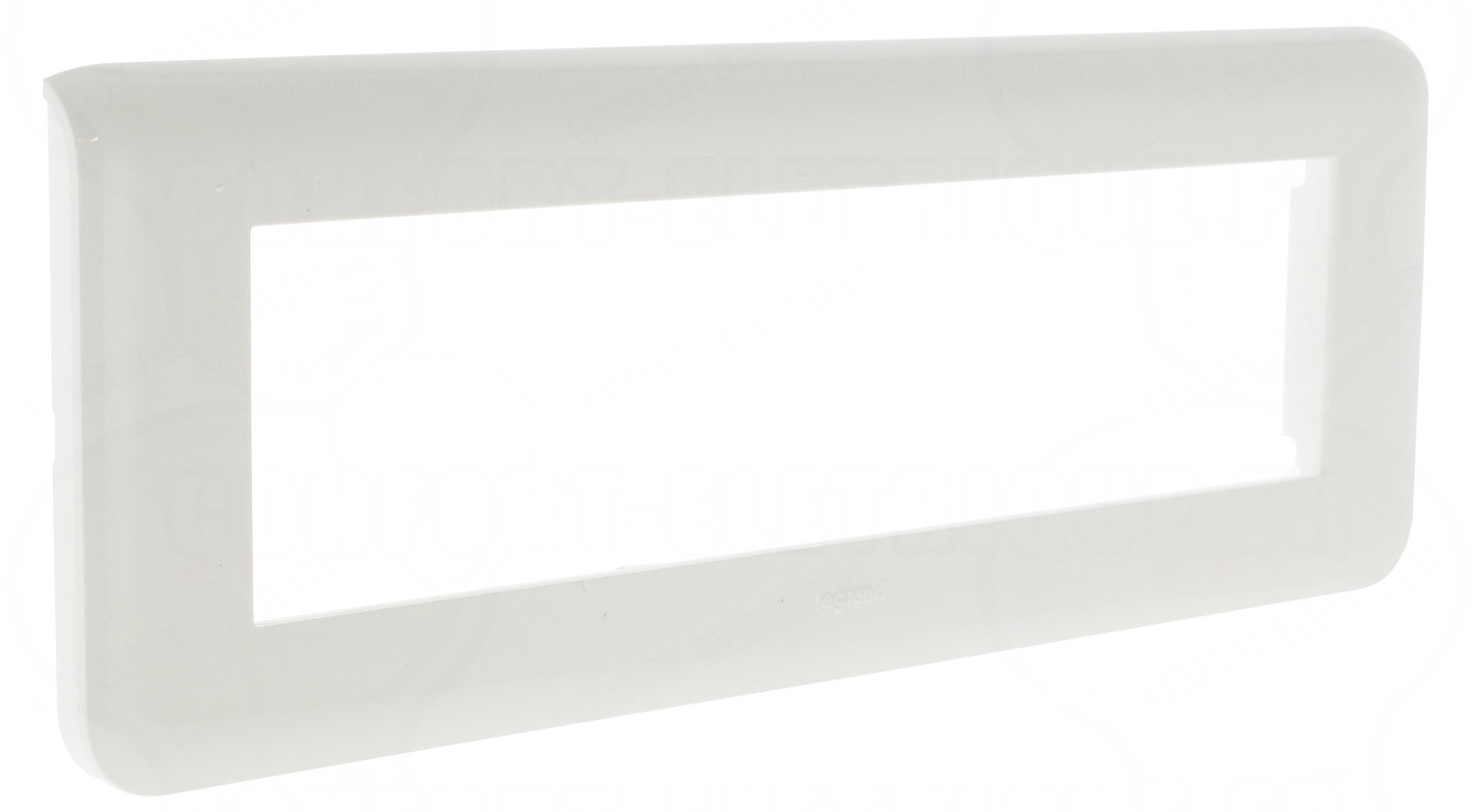 Enjoliveur 8 modules blanc horizontal Legrand Mosaic - 7,53€..