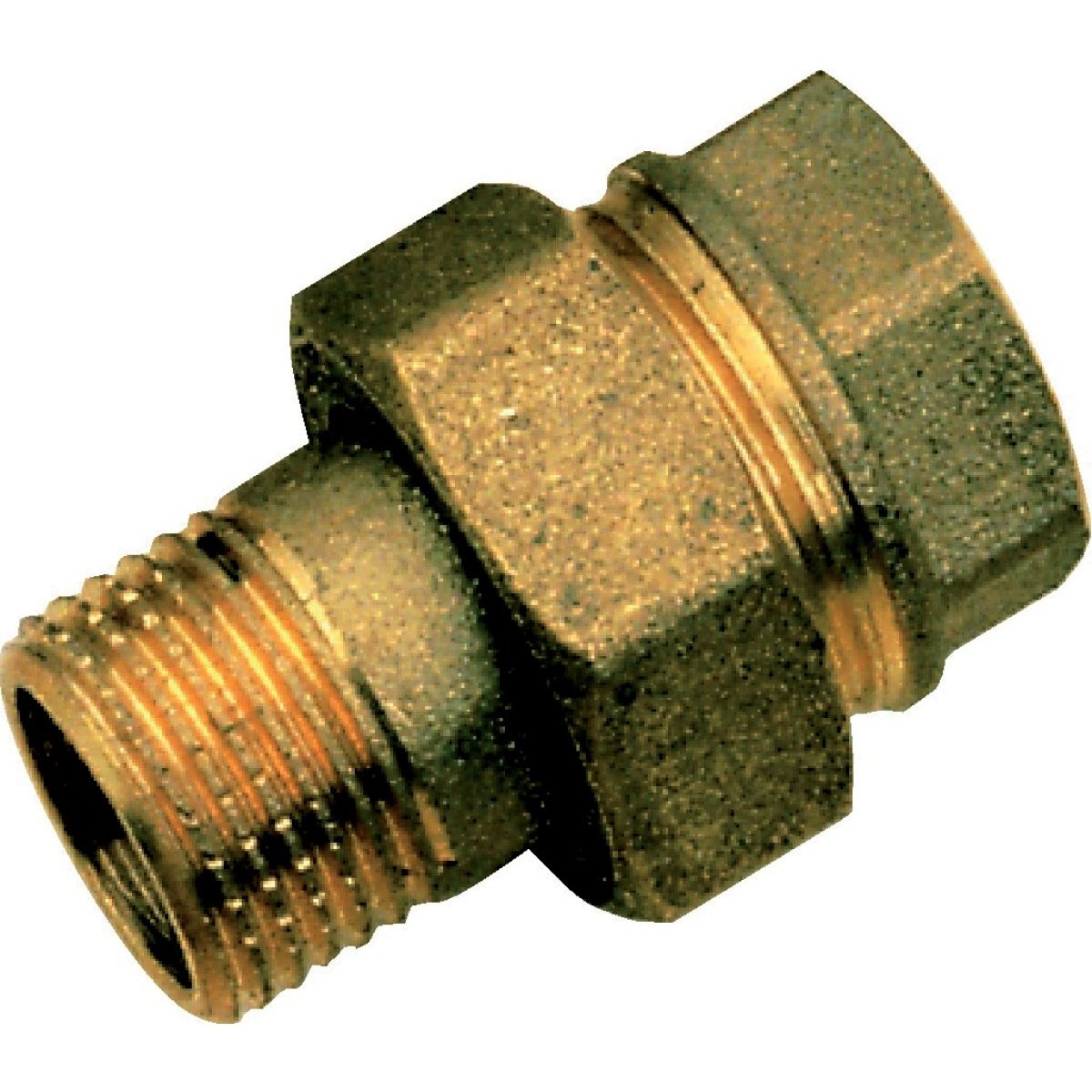 Raccord union 3 pièces droit - Mâle / Femelle - 26 x 34 - A