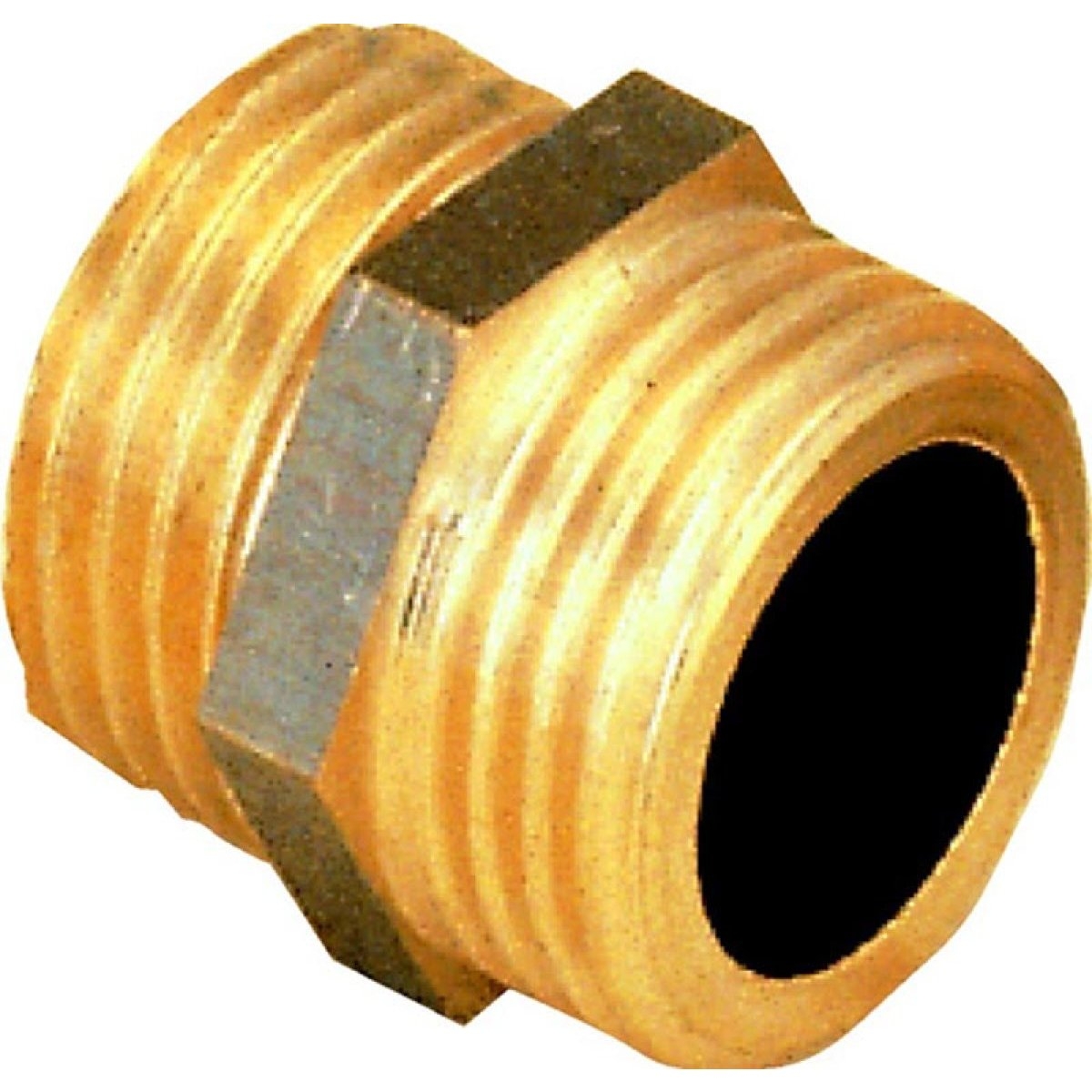 Mamelon en laiton à visser - Mâle / Mâle - 15 x 21 - Sachet