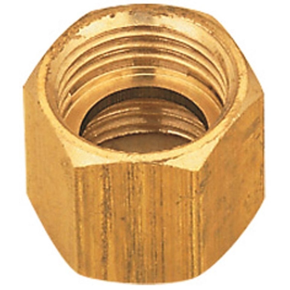 Raccord en laiton à visser - Avec butée - Femelle / Femelle