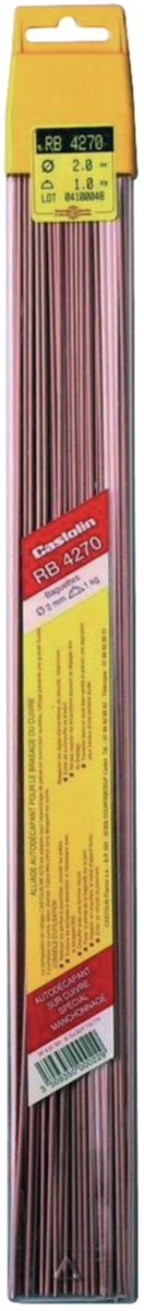 Baguette de brasage - 4270RB - Brasage du cuivre - D2 - 1kg