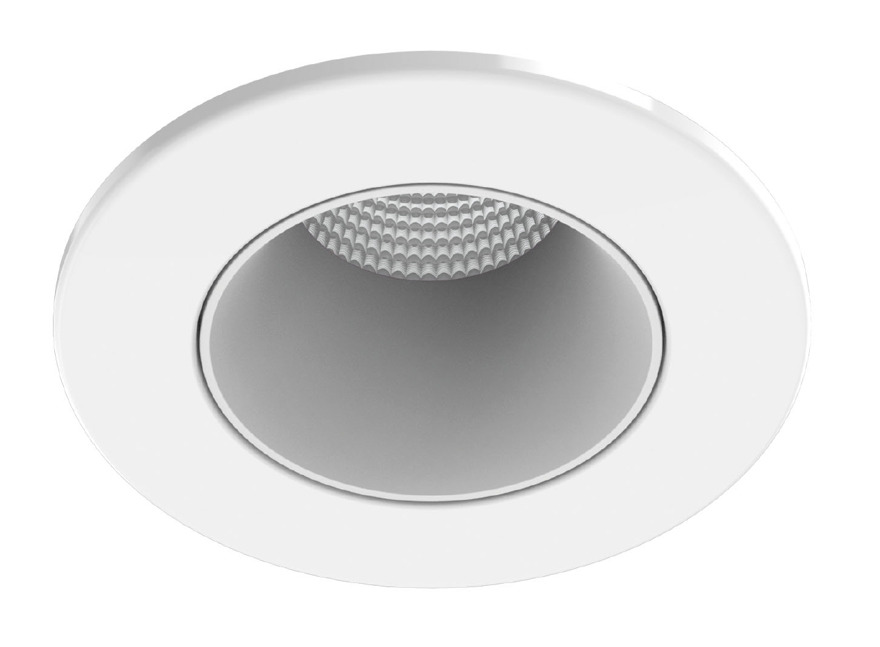 Collerette - Pour spot encastré Aric EF8 - Blanche - Ronde