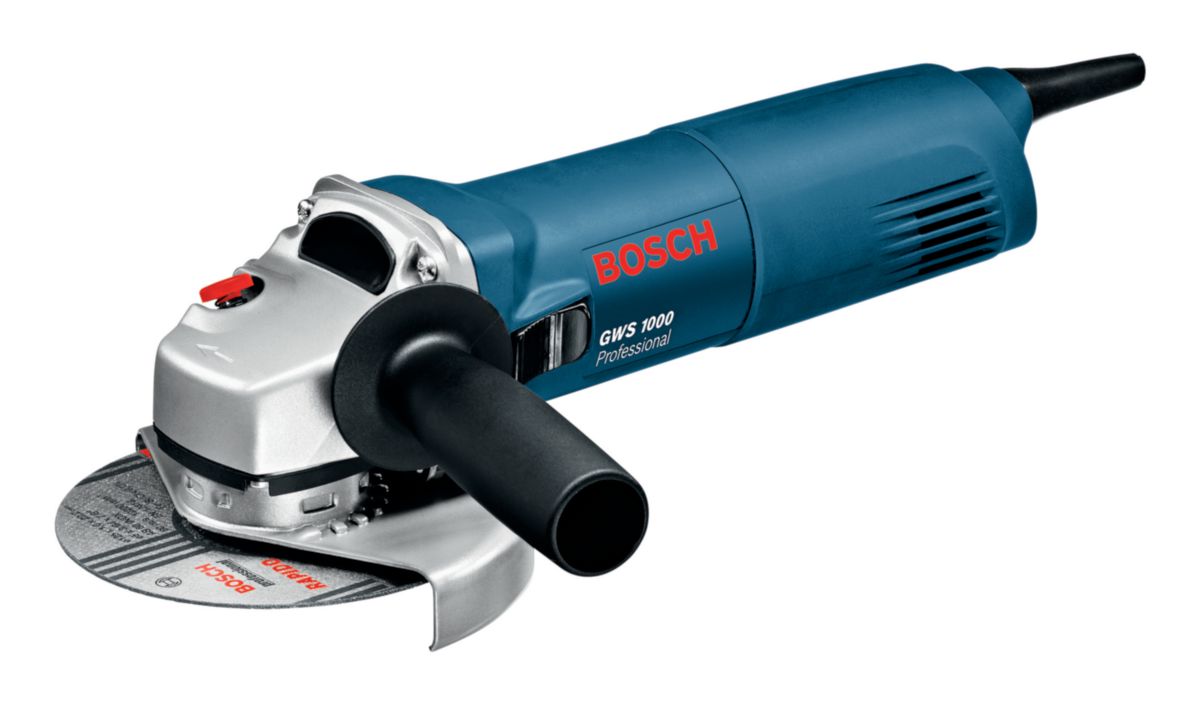 Disqueuse - 125 mm - Bosch Gws 1000 coffret + disque diamant..