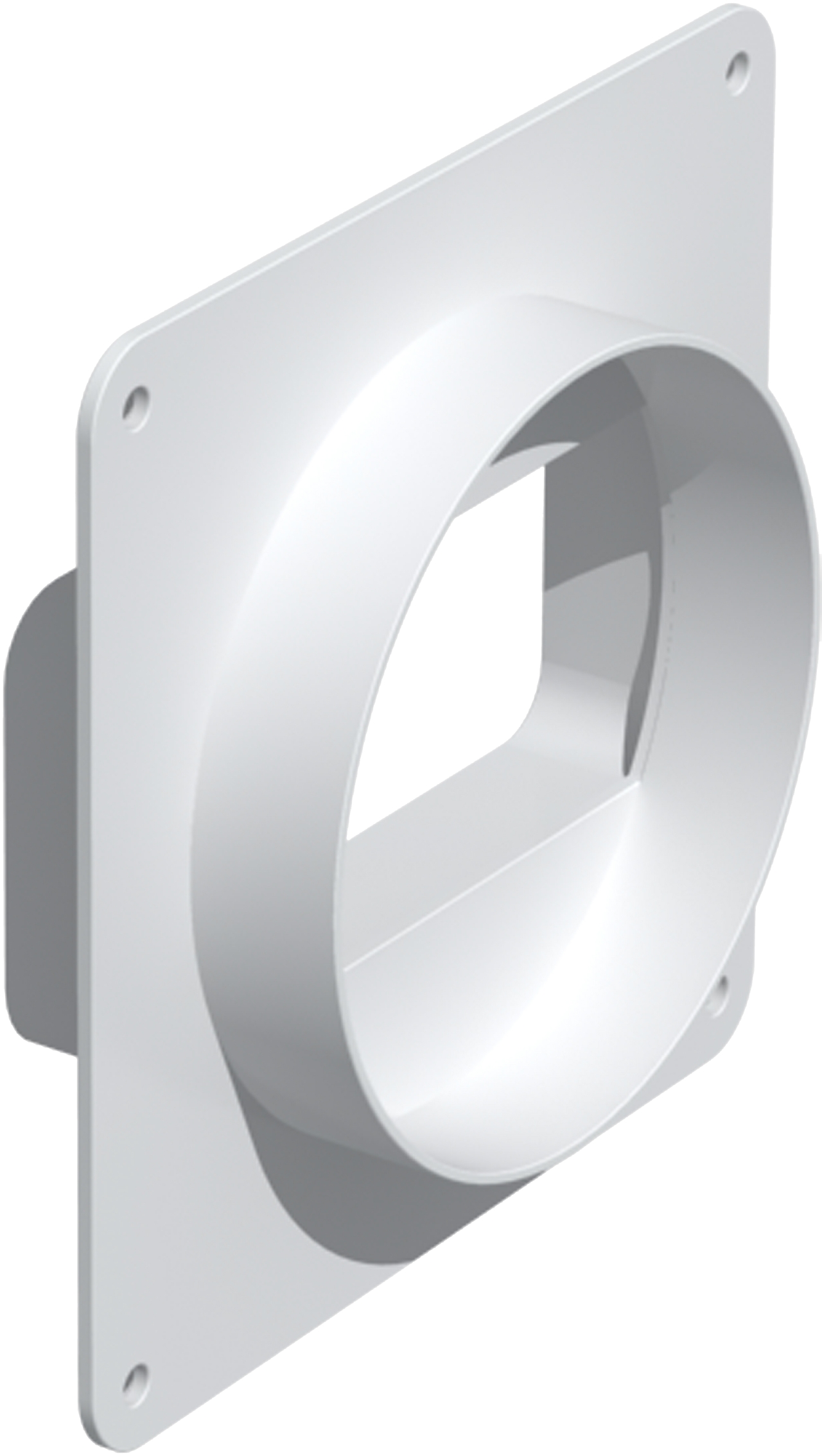 Bride murale pour conduit Plat PVC rigide - 55 x 110 mm - 10..