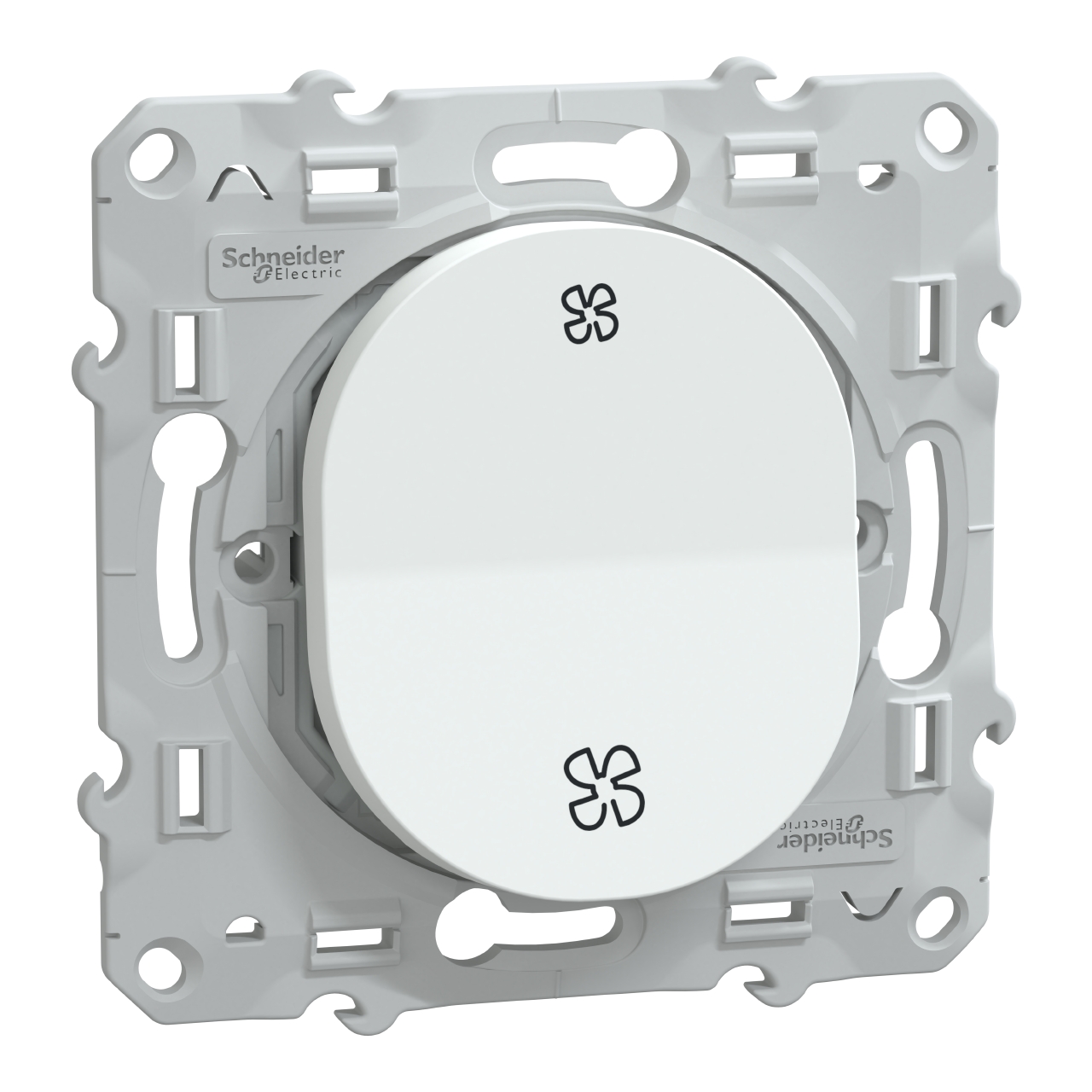 Bouton poussoir - VMC - Blanc - Schneider Electric S320236