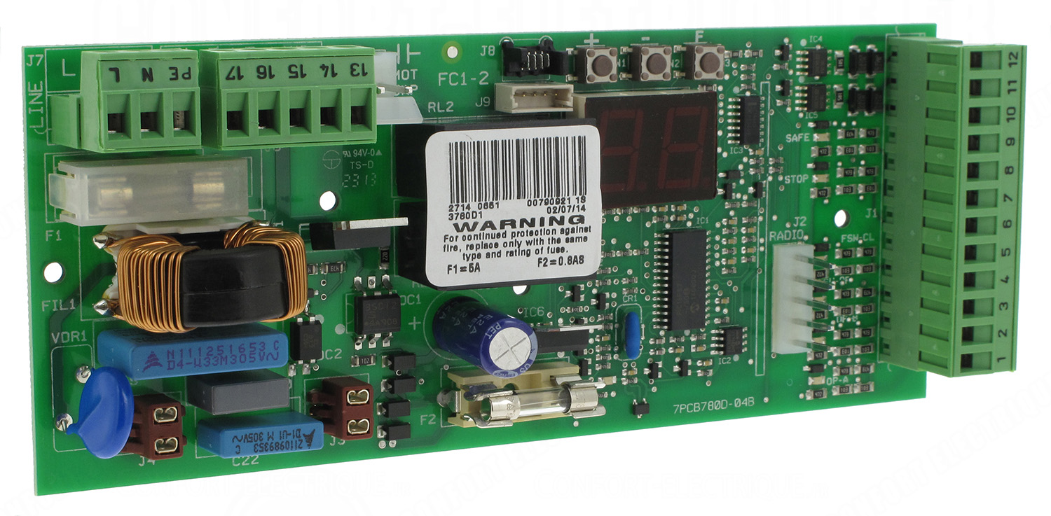 Platine de commande - Faac 780 D - Faac 7909212 - 304,15€