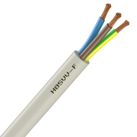 Cable Souple H05VV-F - 3G0.75 mm² - Blanc - Couronne de 50 m..