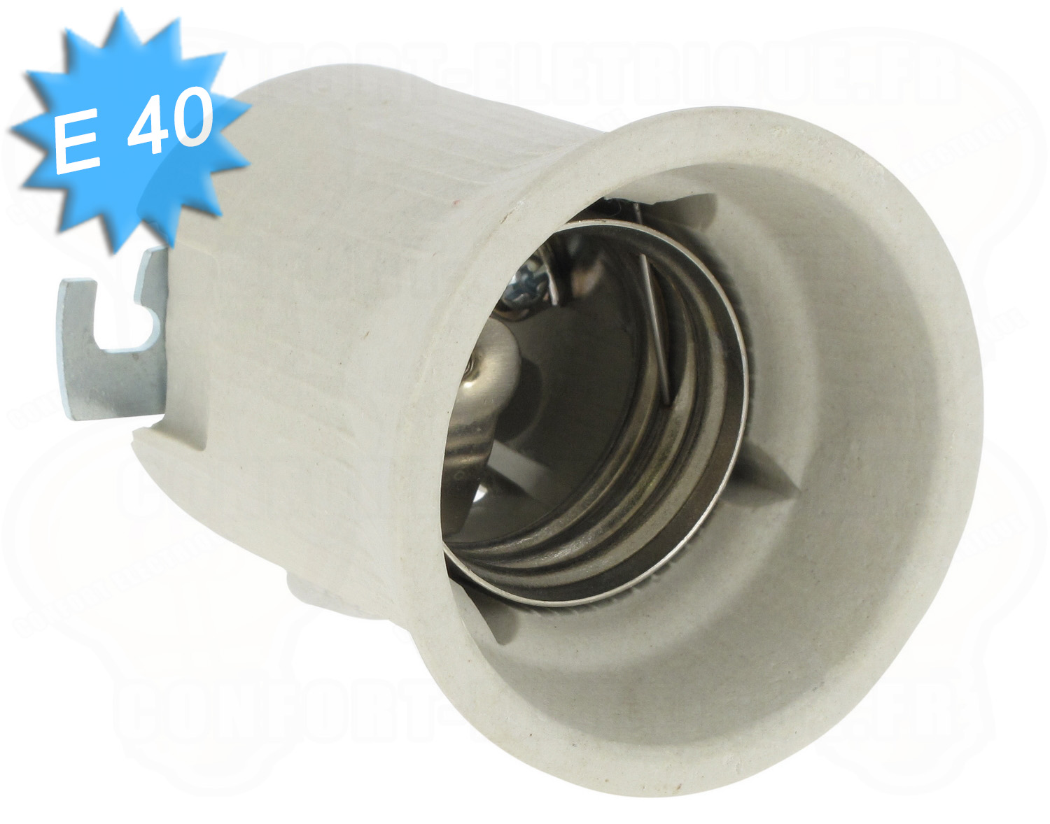 Douille culot E40 monobloc en porcelaine - 54,14€