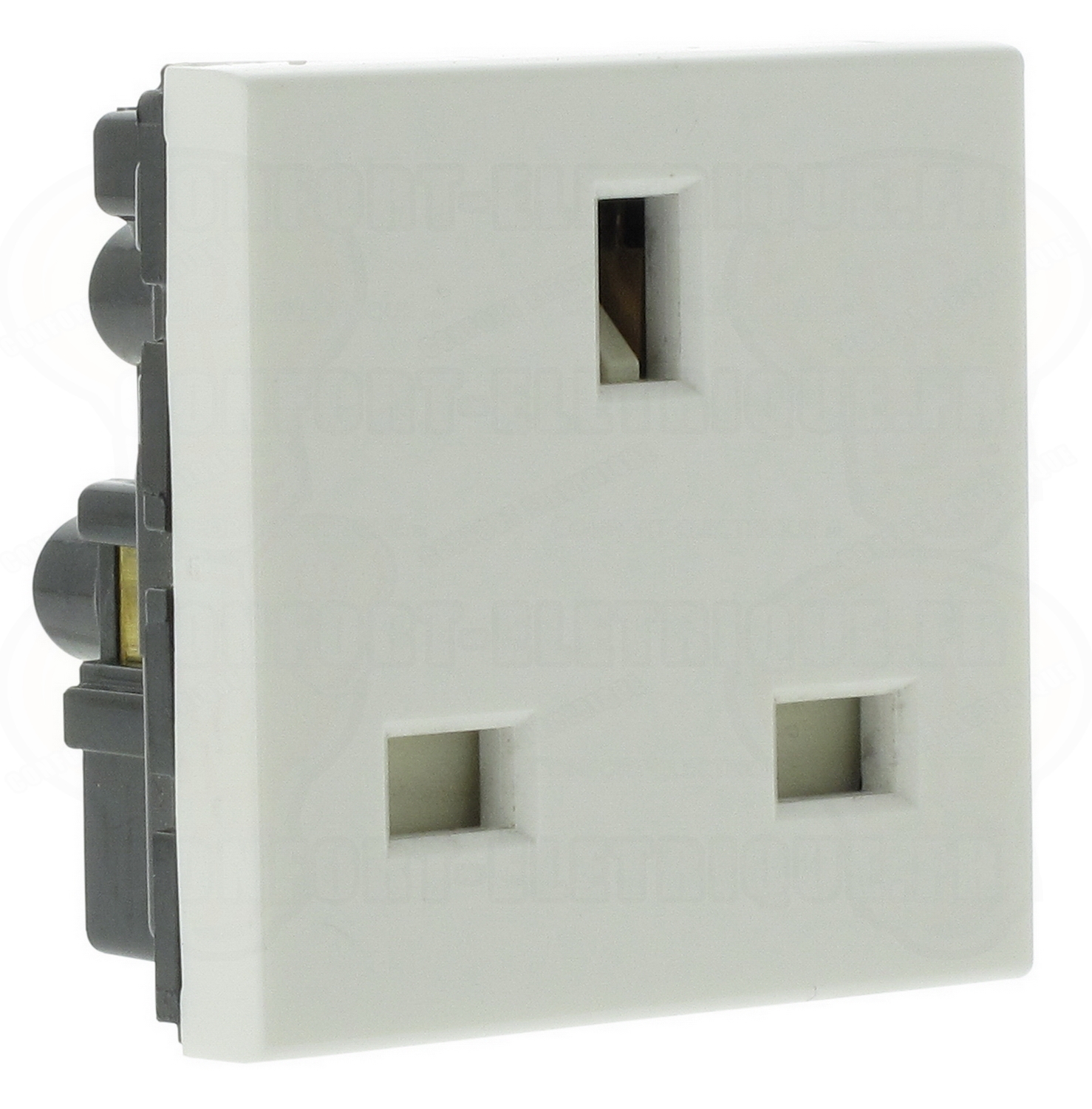 Prise standard Britannique 2P+T, 13A Legrand Mosaic - 18,82€..