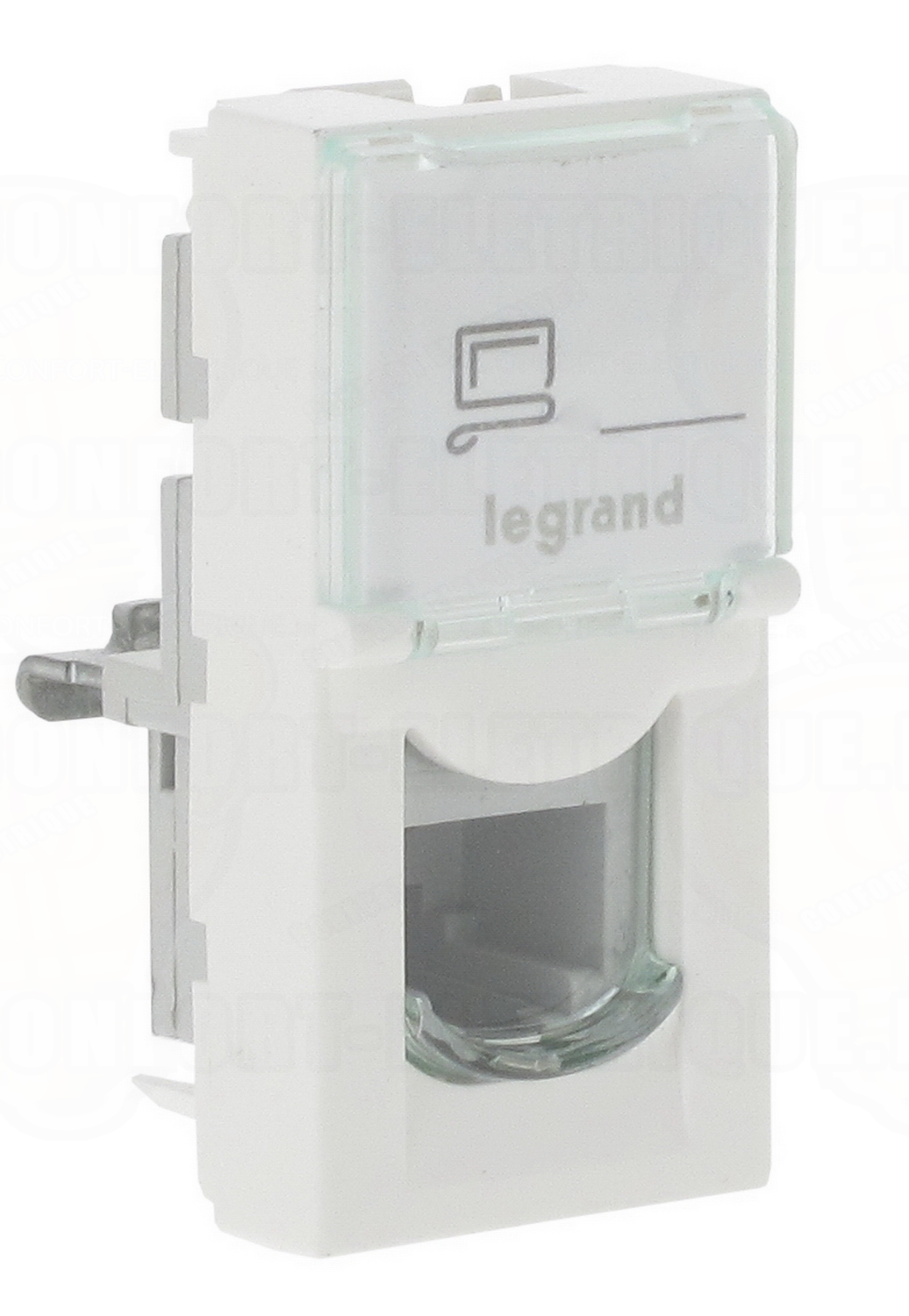Prise téléphone RJ 11 1 module Legrand Mosaic - 20,97€