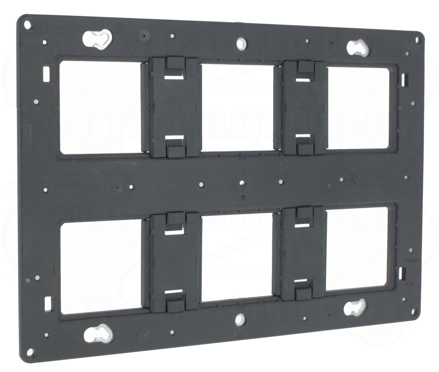 Support à vis 2 x 3 postes - 6/8 modules Critiques : confort..