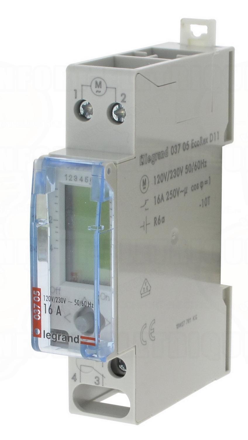 Horloge horaire 1 contact NO-NF Legrand 03705 - 107,49€