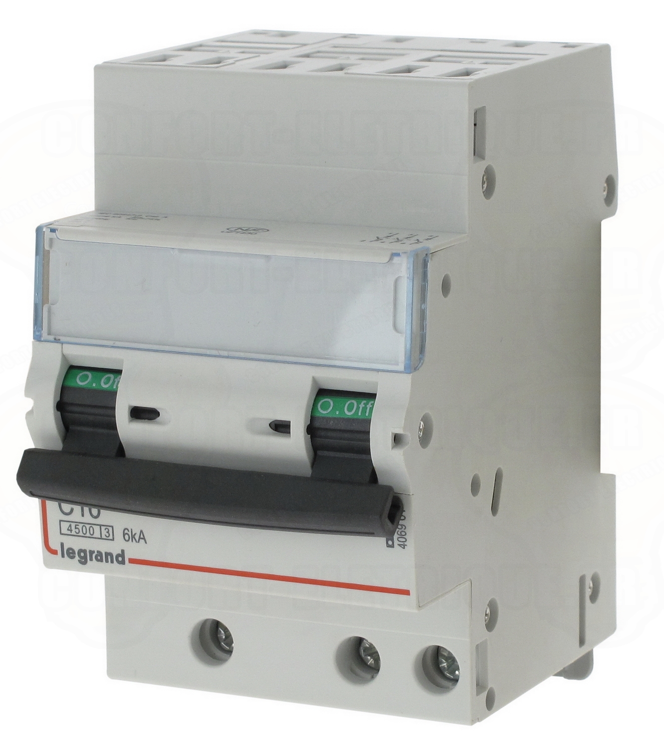 Disjoncteur 16A 6kA courbe C triphasé Legrand DX3 Auto - Vis..