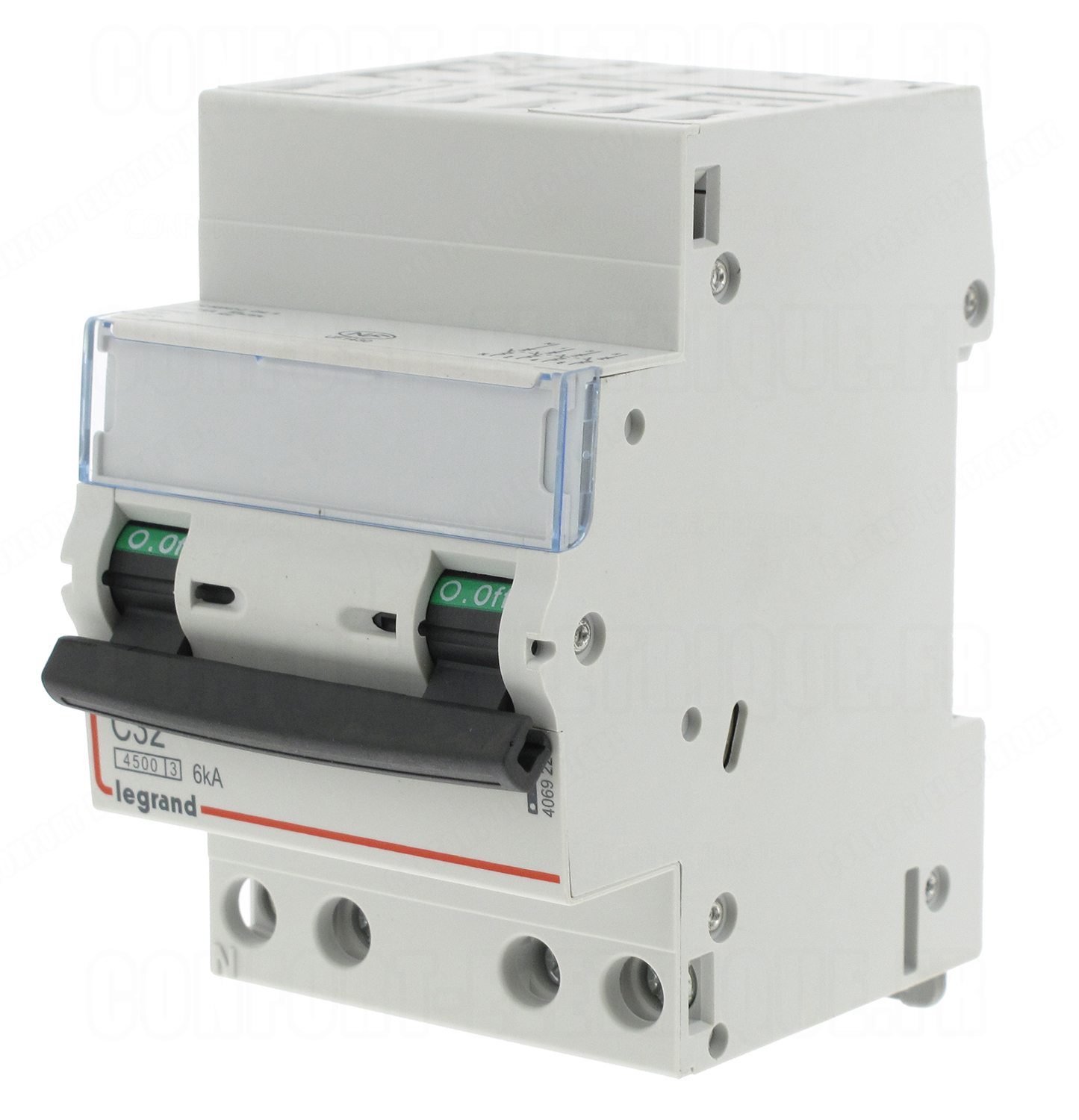 Disjoncteur 32A 6kA courbe C tétrapolaire Legrand DX3 auto