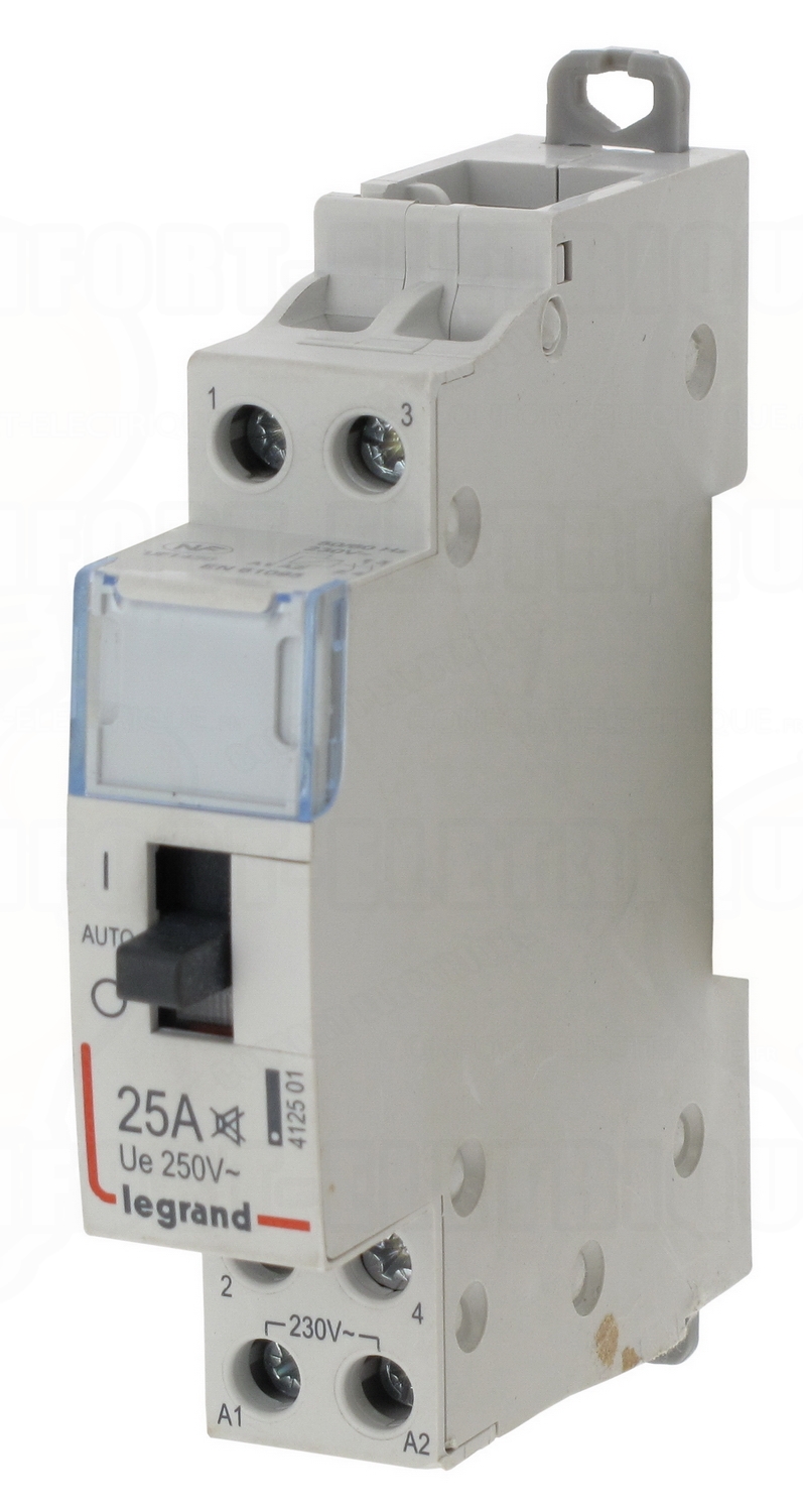 Contacteur Legrand CX3 25A 2 contacts NF bobine 230 Volts
