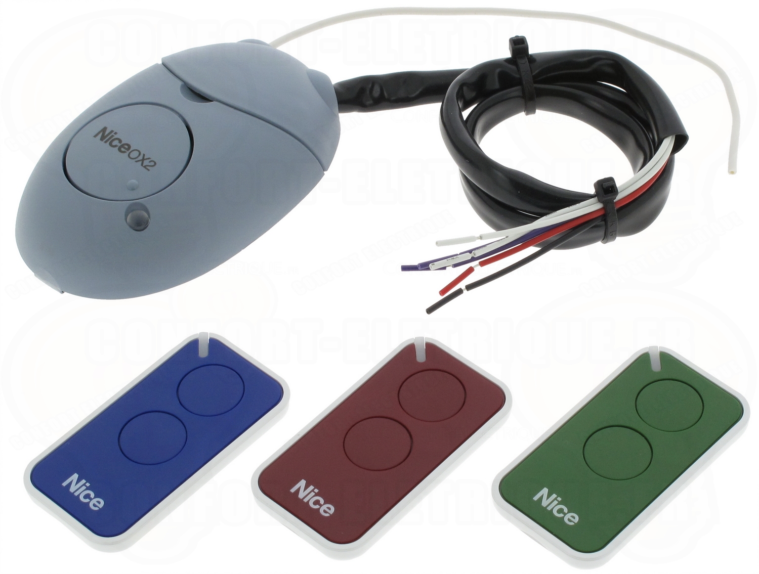 Kit récepteur radio NICE INTIKIT fréquence 433 Mhz - 139,00€..