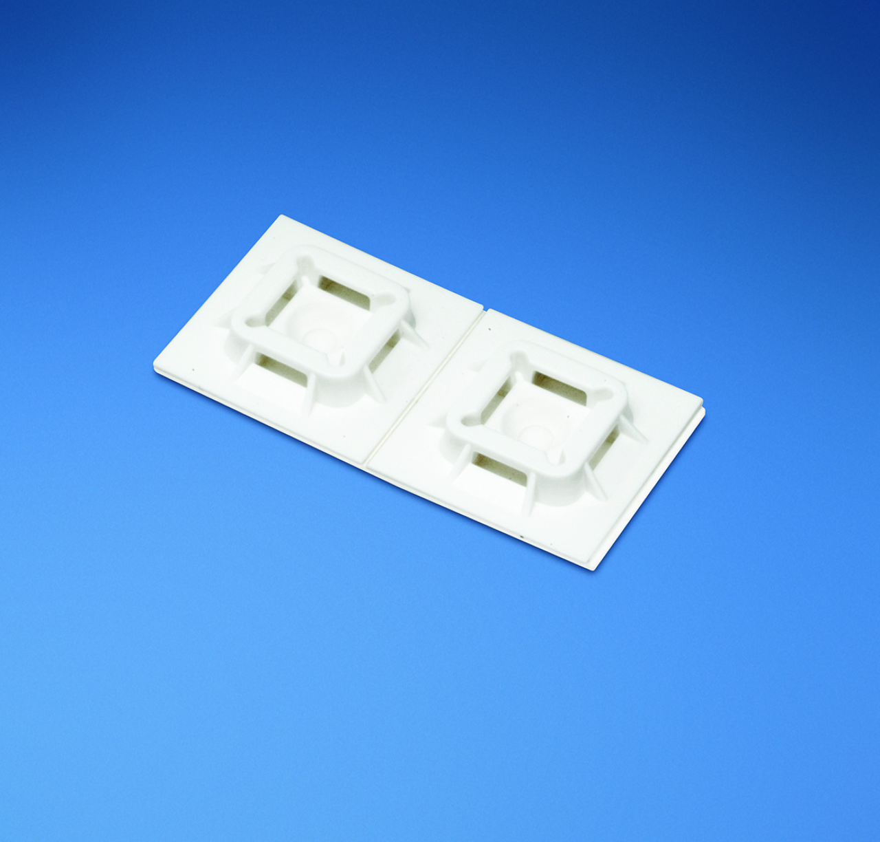 Embase adhésive pour collier de serrage - 25.4 X 25.4 mm - B..