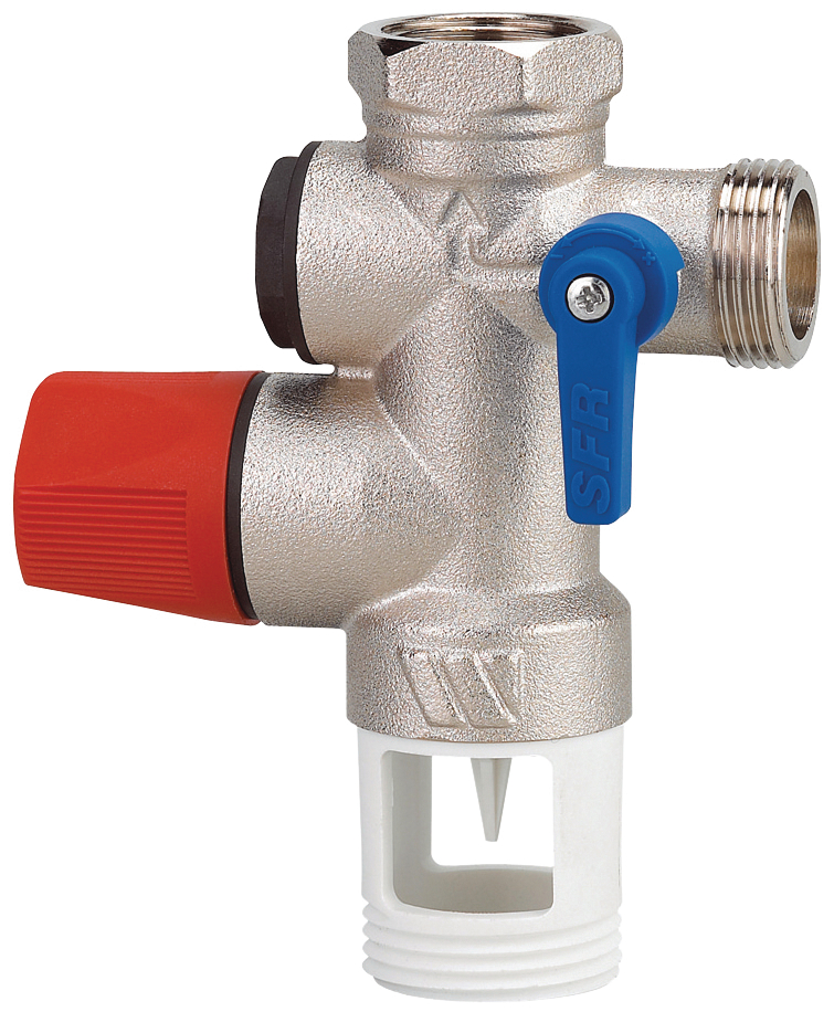 Groupe de sécurité - Pour chauffe eau - Diam 20 x 27 mm - In..