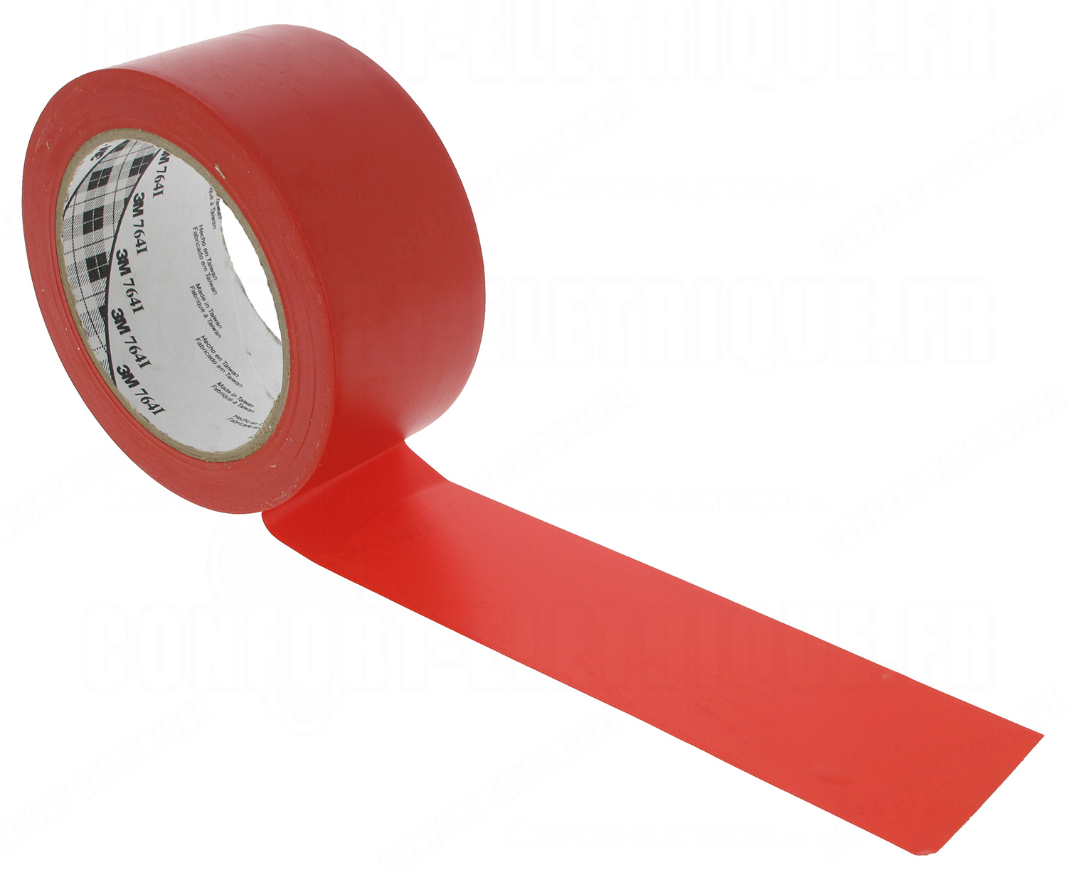 Scotch vinyle 3M 764I Rouge largeur 50 mm - 14,31€