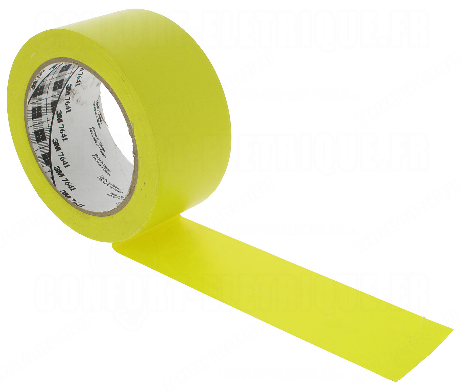 Scotch vinyle 3M 764I Jaune largeur 50 mm - 11,00€