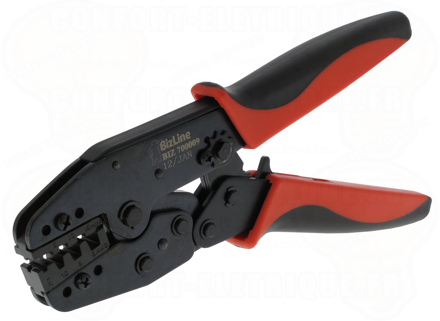 Pince à sertir pour embout de cablage de 6 à 16 mm - 110,30€..