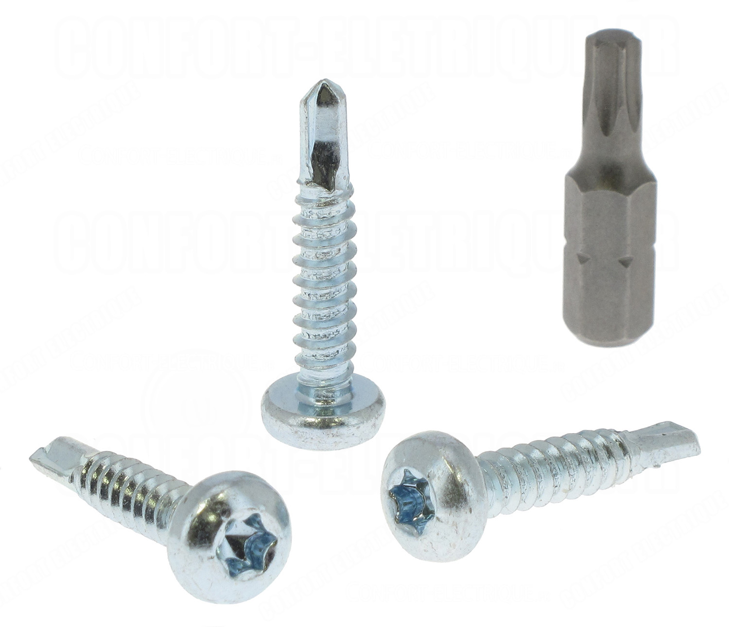 Vis tôle auto-foreuse TCB TORX 4.8x25 mm. Boite de 200 - 19,..