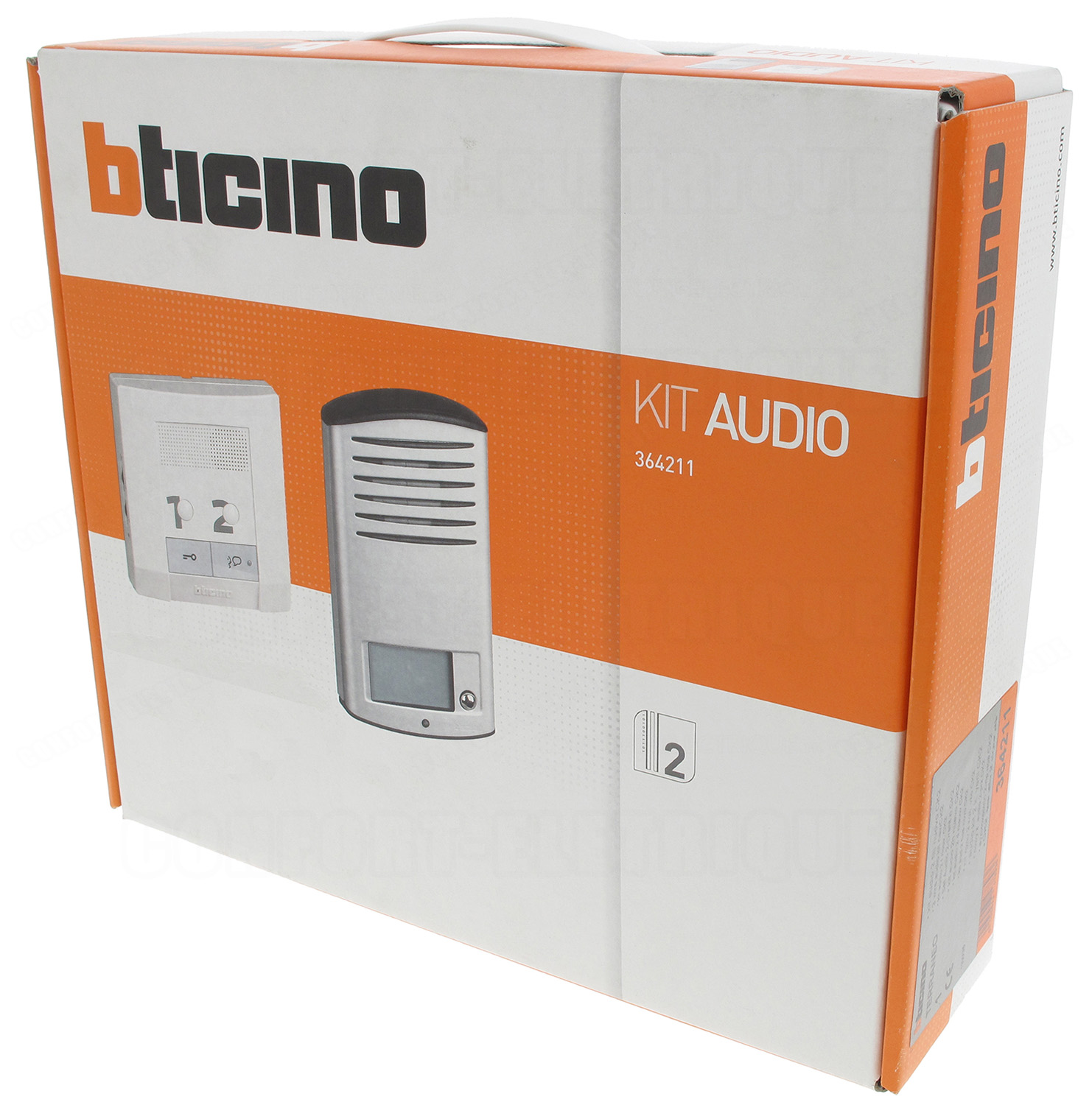 Kit parlophone Bticino CK2 2 fils 1 appel main libre - 211,2..