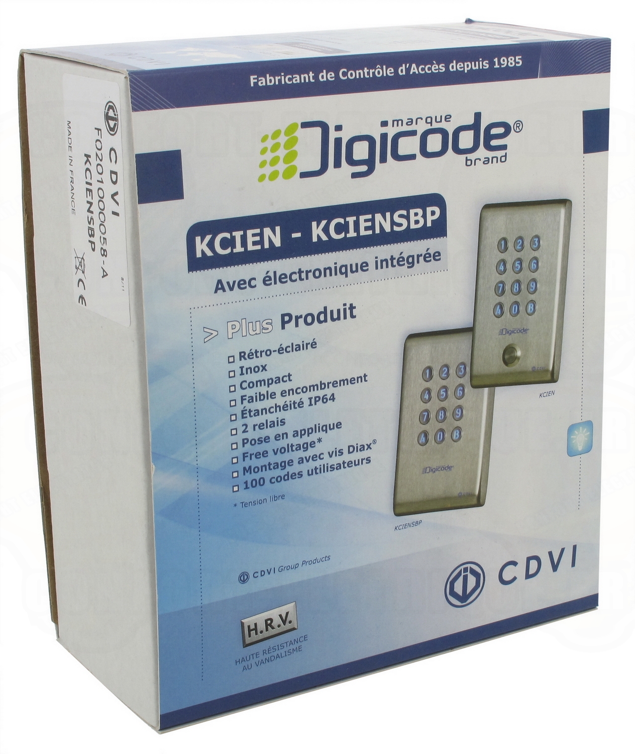 Digicode CDVI KCIENSBP à poser en saillie - 319,97€