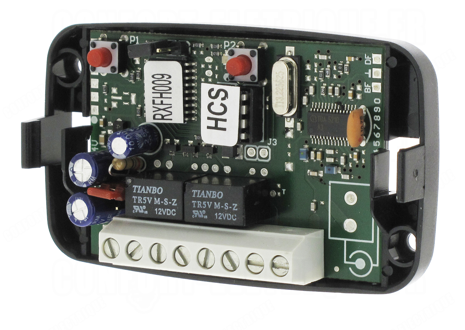 Récepteur radio DAMIK NICE DX243SM fréquence 433.92 Mhz 2 ca..