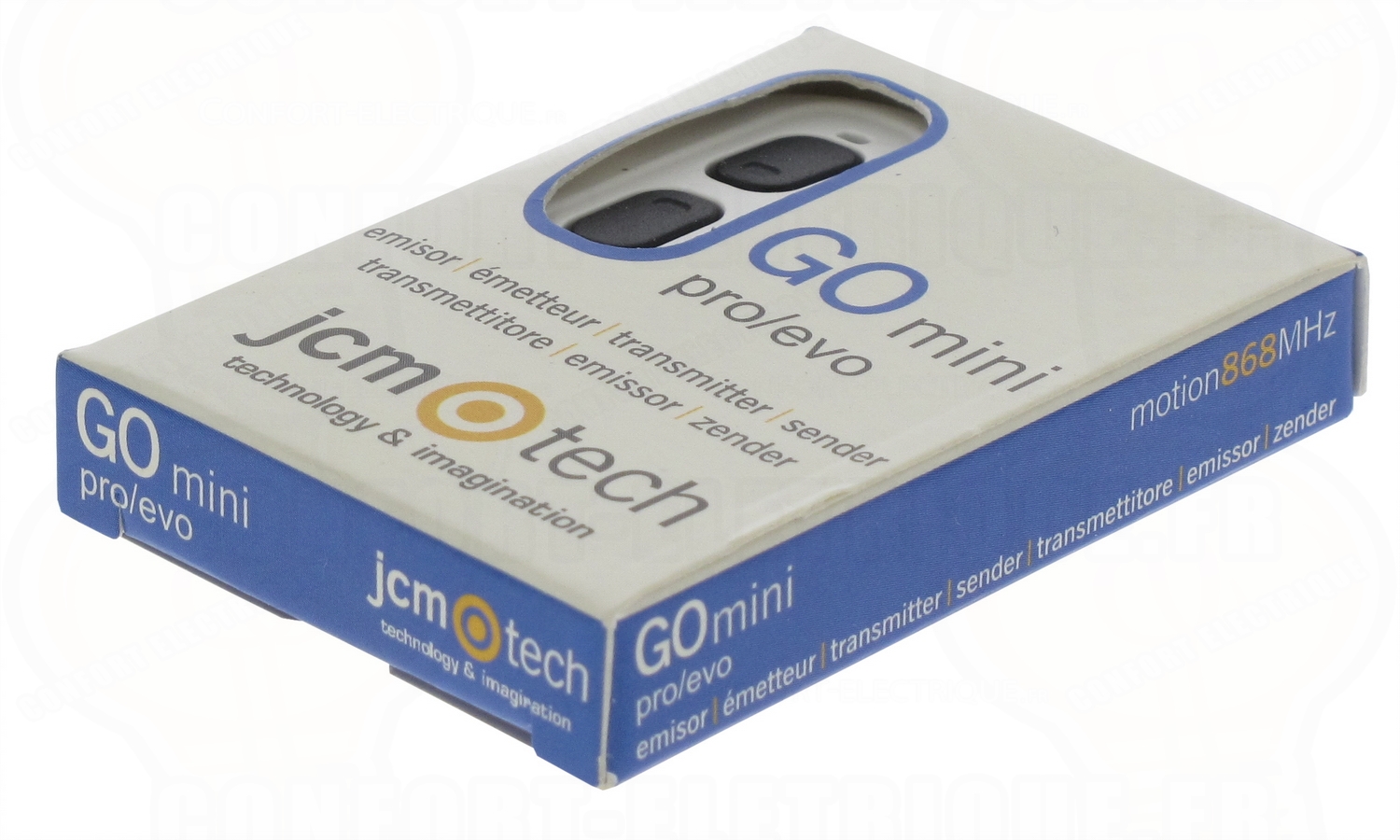 Télécommande JCM GO PRO Mini fréquence 868 Mhz 2 canaux - 39..