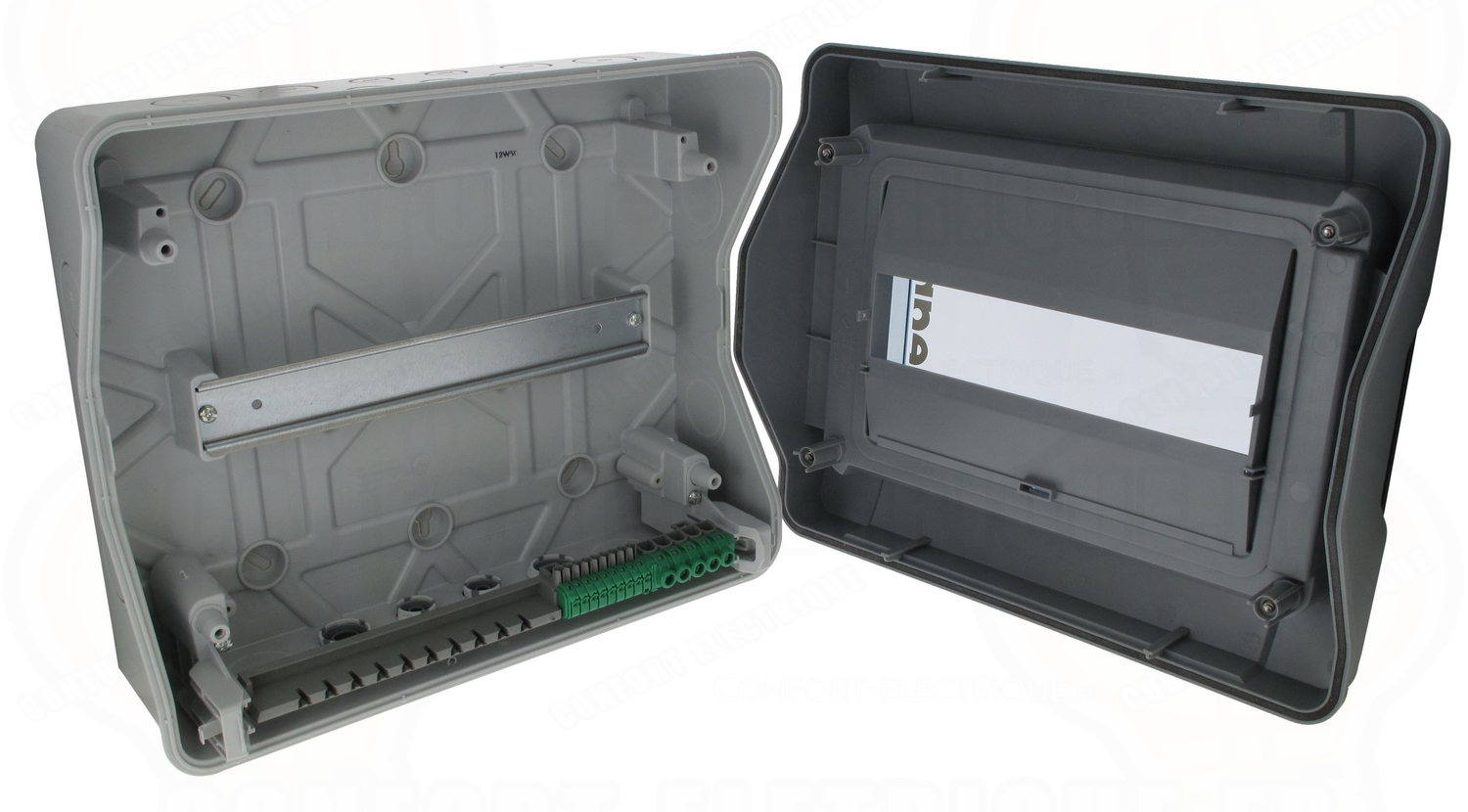 Coffret Legrand Plexo 1x12 modules IP 65 - IK09 - Gris - 141..