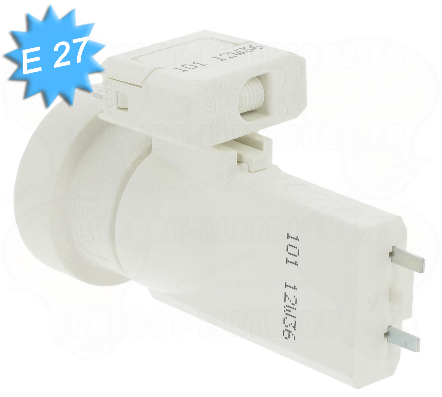 Douille culot E27 compact DCL avec fiche amovible - 8,90€