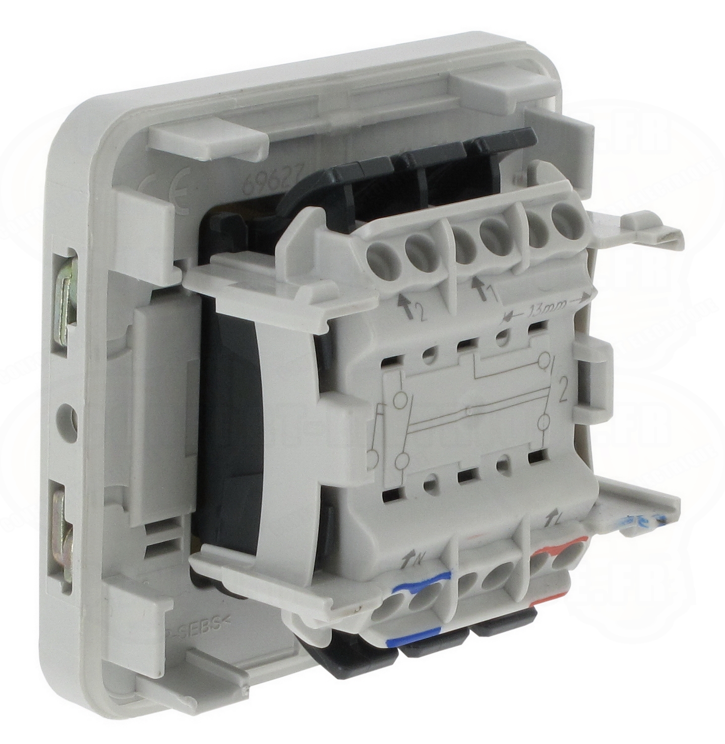 Interrupteur bipolaire - Legrand Plexo 55 - Blanc - Composab..