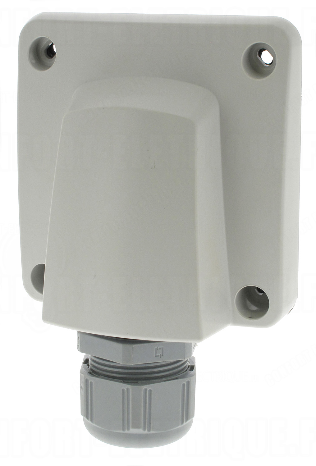 Sortie de câbles encastré 20/32A complet Legrand Plexo Gris