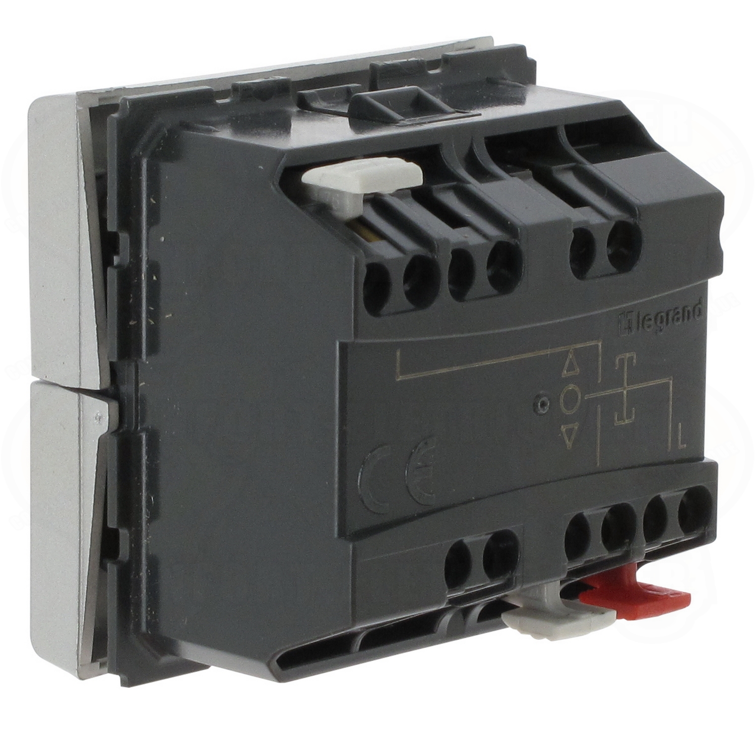 Interrupteur volets roulants aluminium Legrand Mosaic - 55,2..