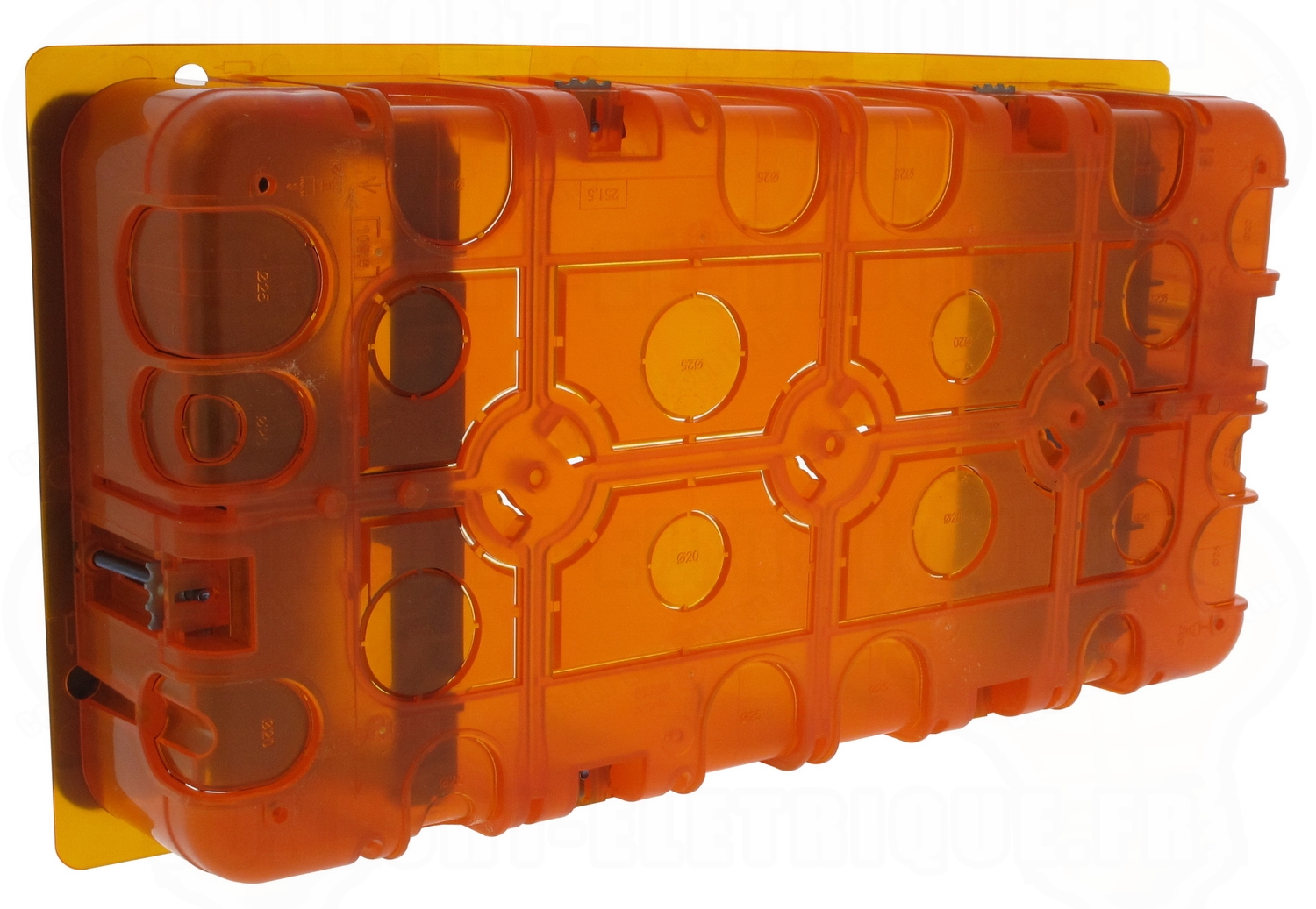 Boite multi-matériaux multimédia 2 x 5 modules Legrand Batib..