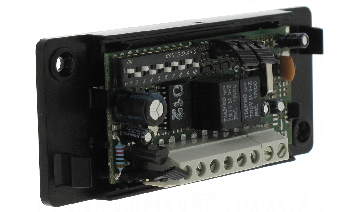 Récepteur radio NICE FLOX2 fréquence 433.92 Mhz 2 canaux - 1..