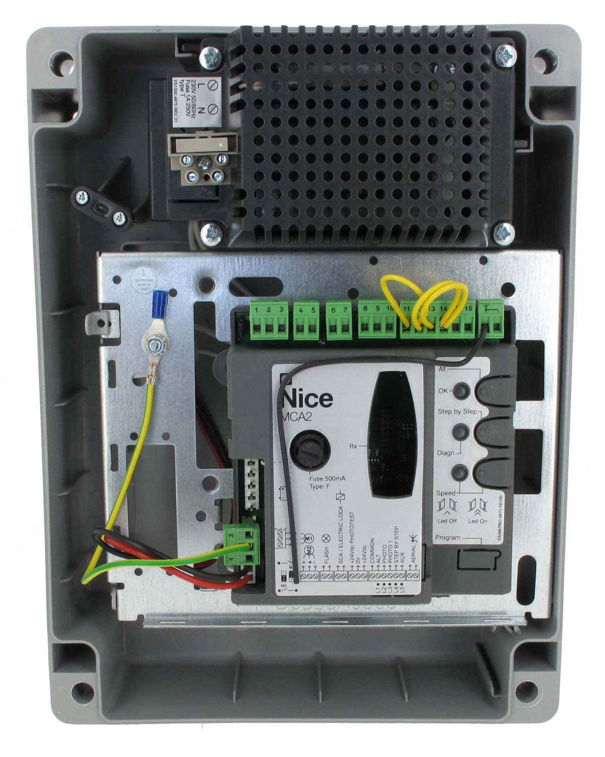 Armoire de commande - NICE MC424L - Pour 1 ou 2 moteurs 24