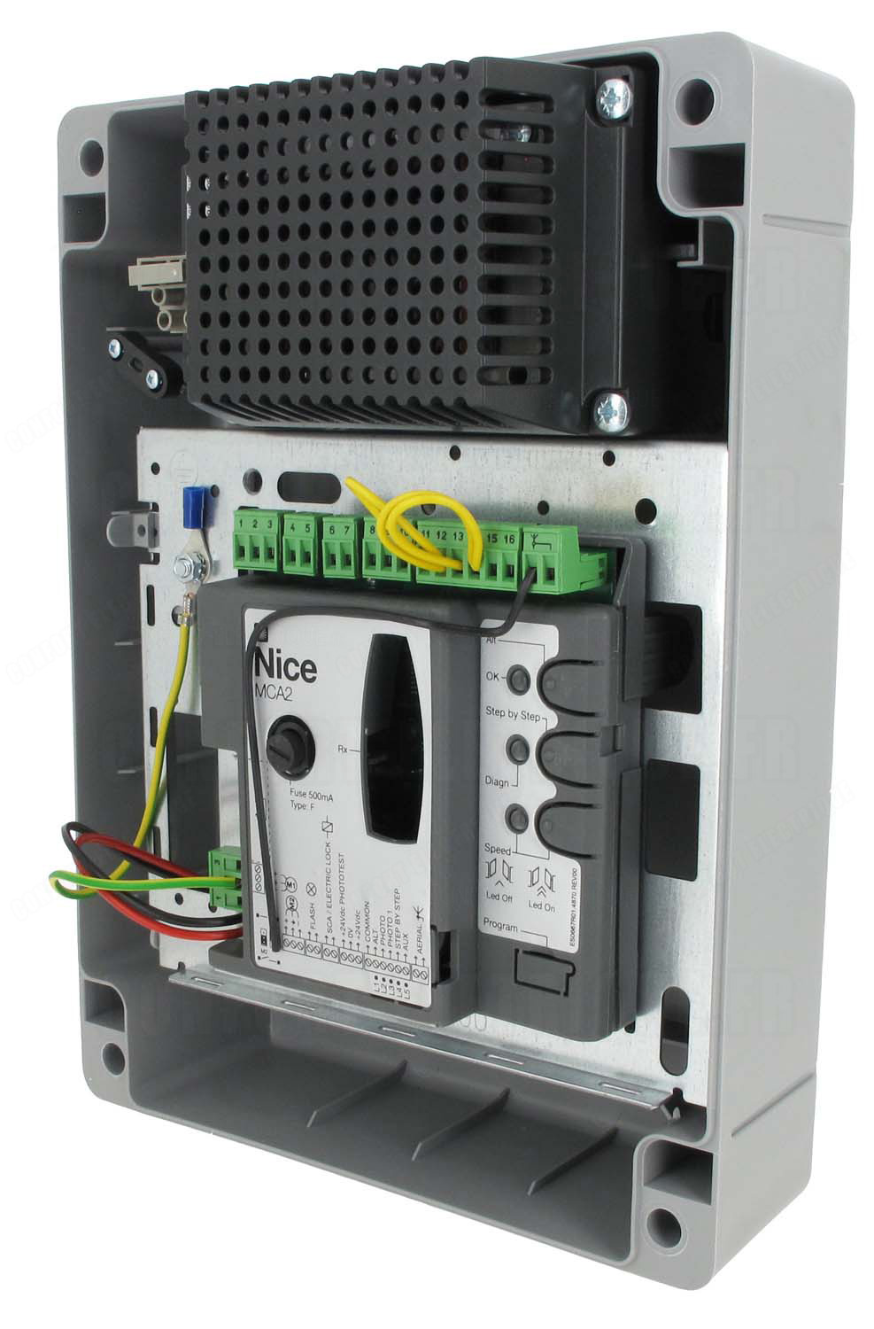 Armoire de commande - NICE MC424L - Pour 1 ou 2 moteurs 24