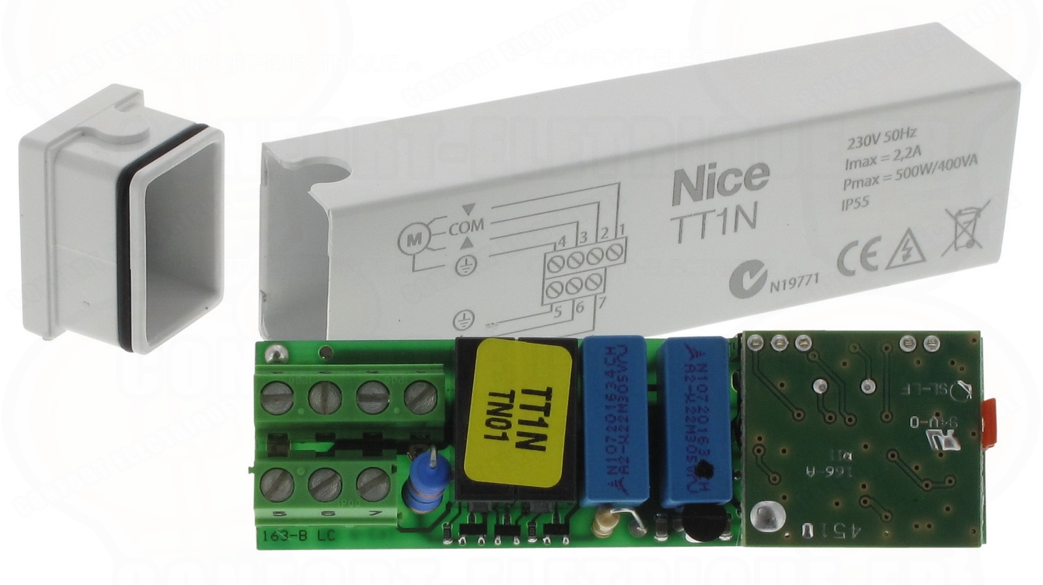 Logique de commande NICE Mindy TT1N pour la commande d'un mo..