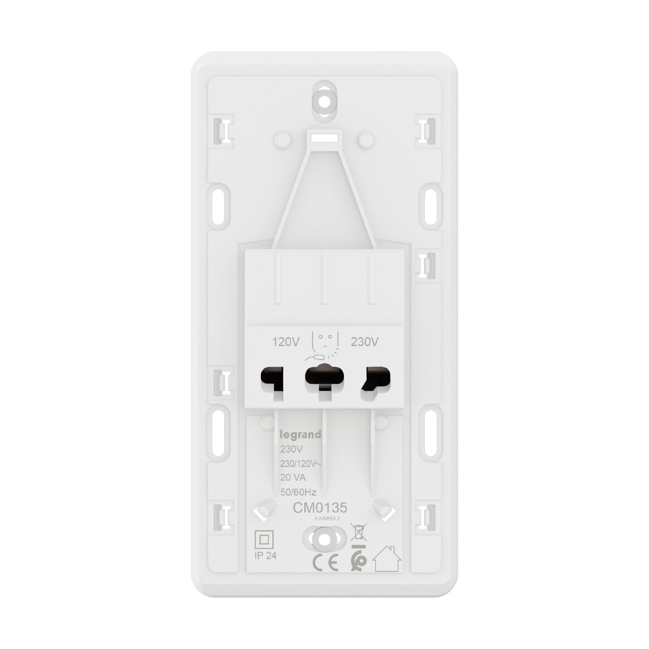 Prise de courant - 2P+T - Rasoir - Blanc - Legrand Céliane C..