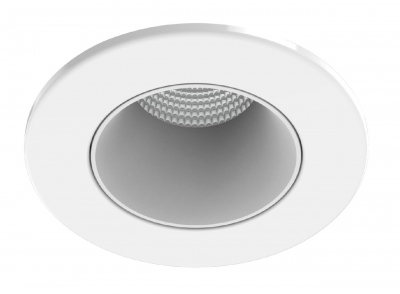 Collerette - Pour spot encastré Aric EF8 - Blanche - Ronde